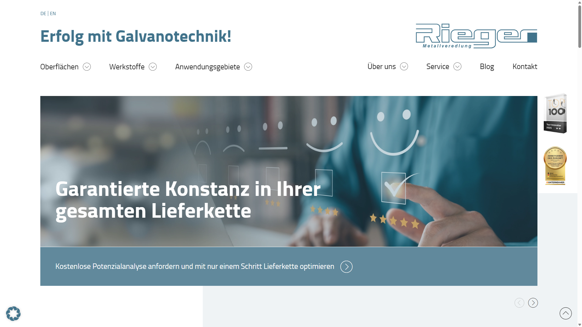 Startseite - Rieger Metallveredlung